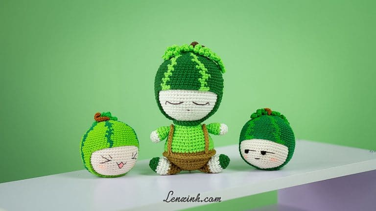 How to Crochet Watermelon Doll? - Lennutas