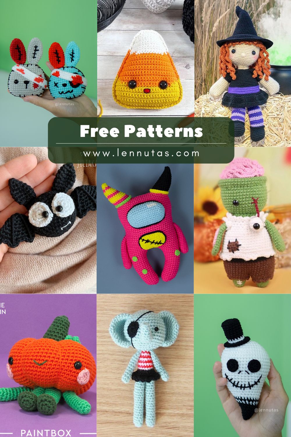 33+ Free Halloween Crochet Patterns - Lennutas